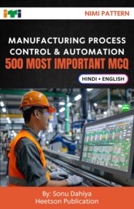 Manufacturing process Control & Automation MCQ Book- ITI NIMI Question Bank